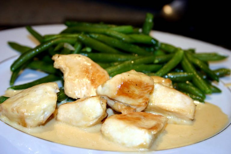 Poulet haricots verts à la crème - Pour une vie saine - Coach Minceur ...